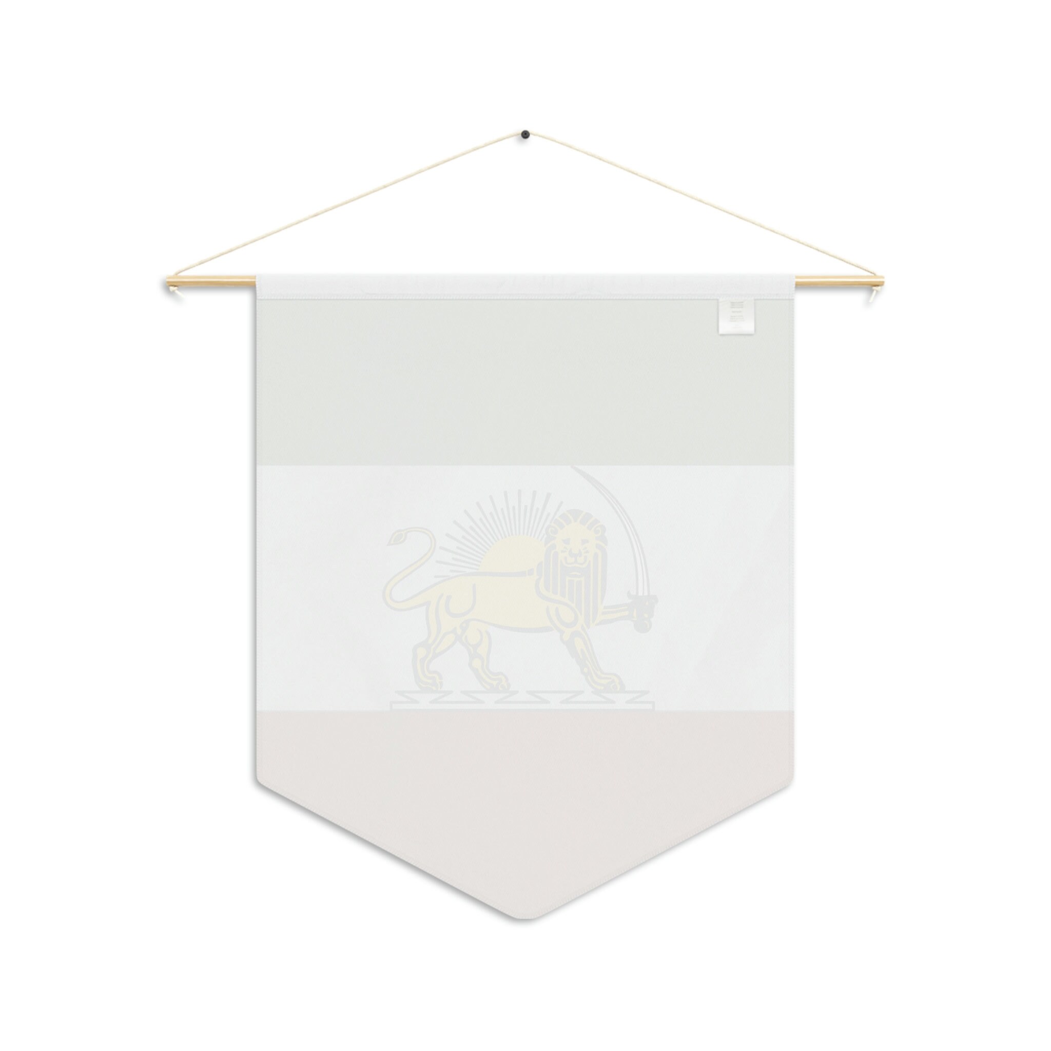 Flag Of Pahlavi Dynasty Of Iran Shir Khorshid Hanged Pennant Etsy