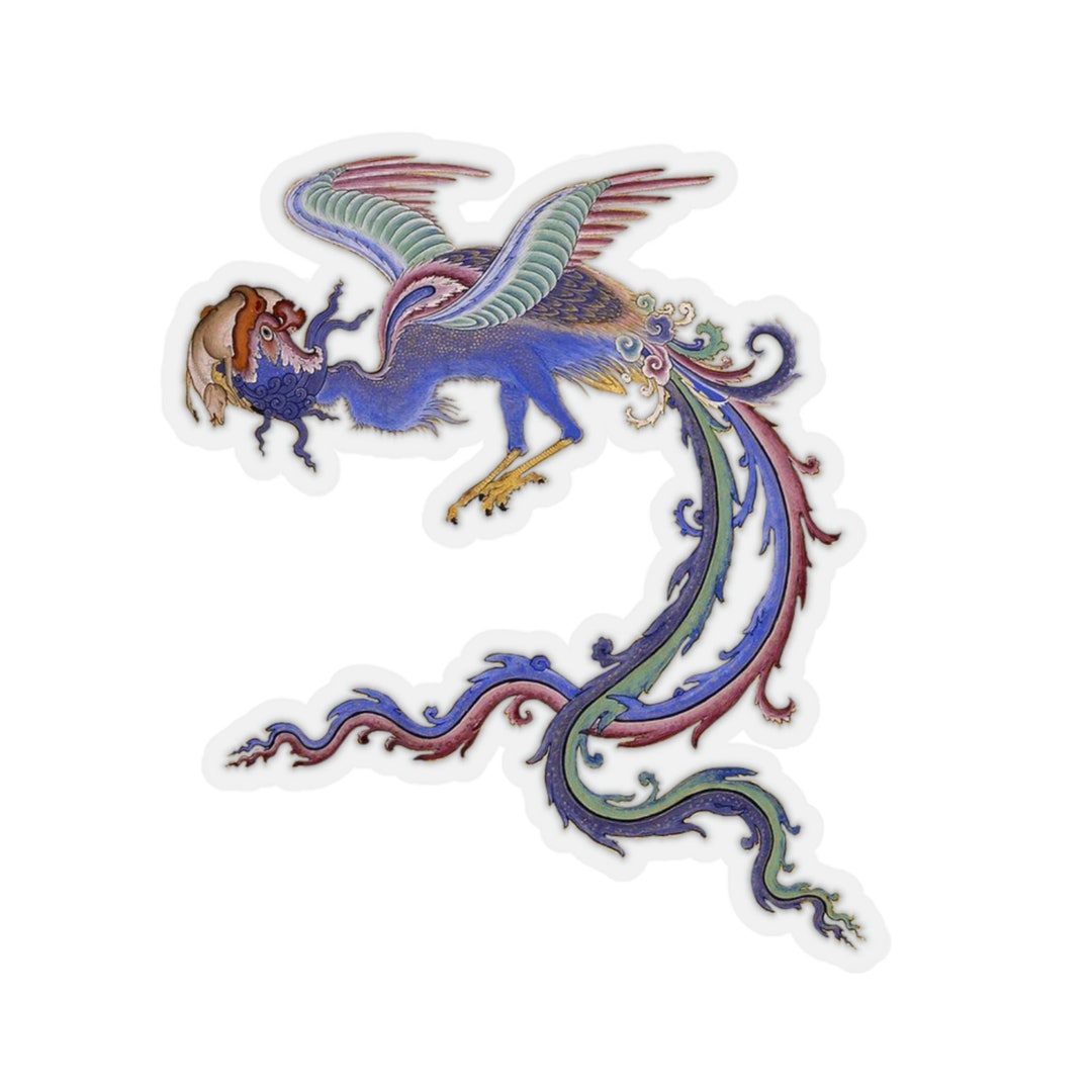 Simorgh - Shahnameh Sticker (transparent + Bubble Free) - Etsy