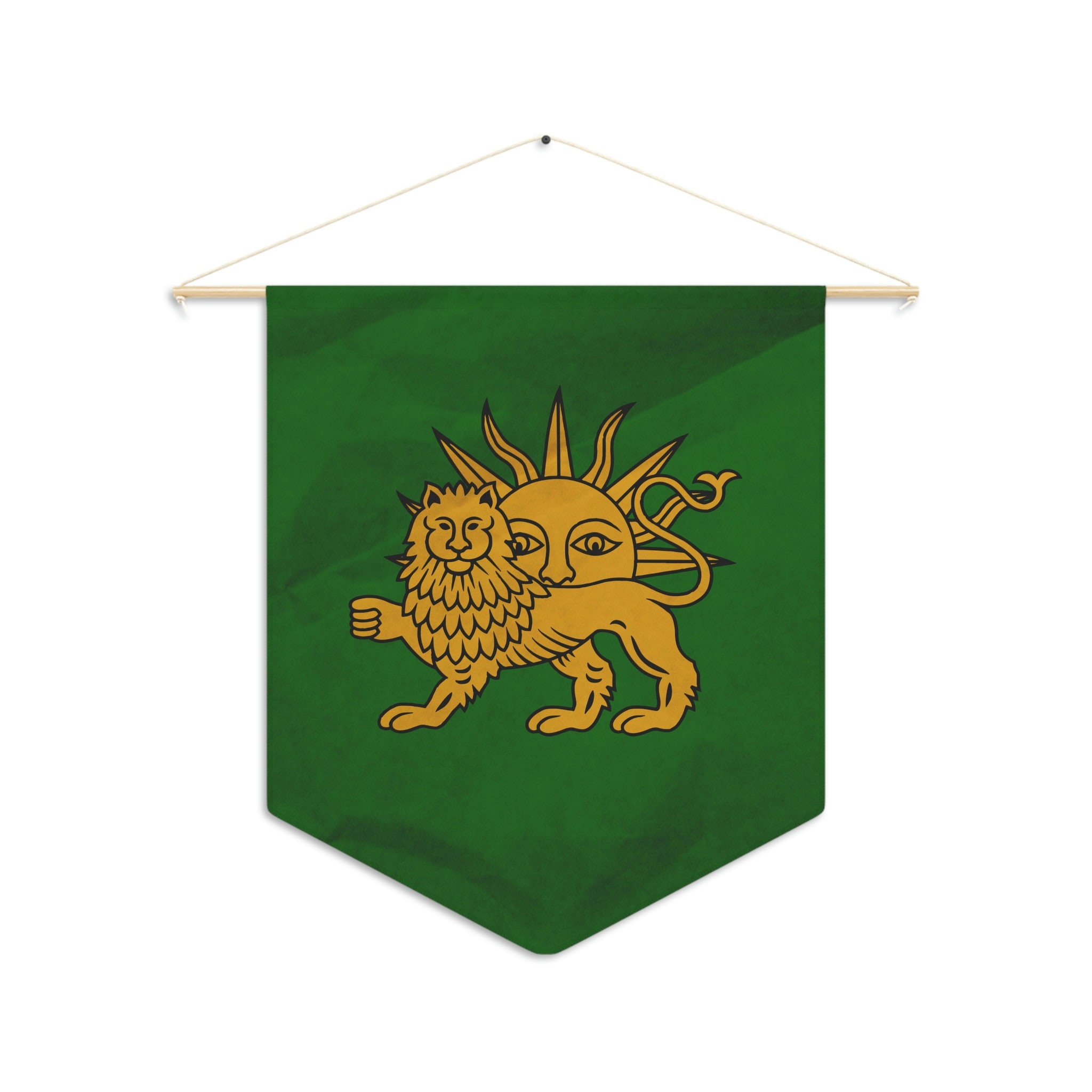 Flag of Safavid Empire of Iran Shir Khorshid Hanged Pennant - Etsy