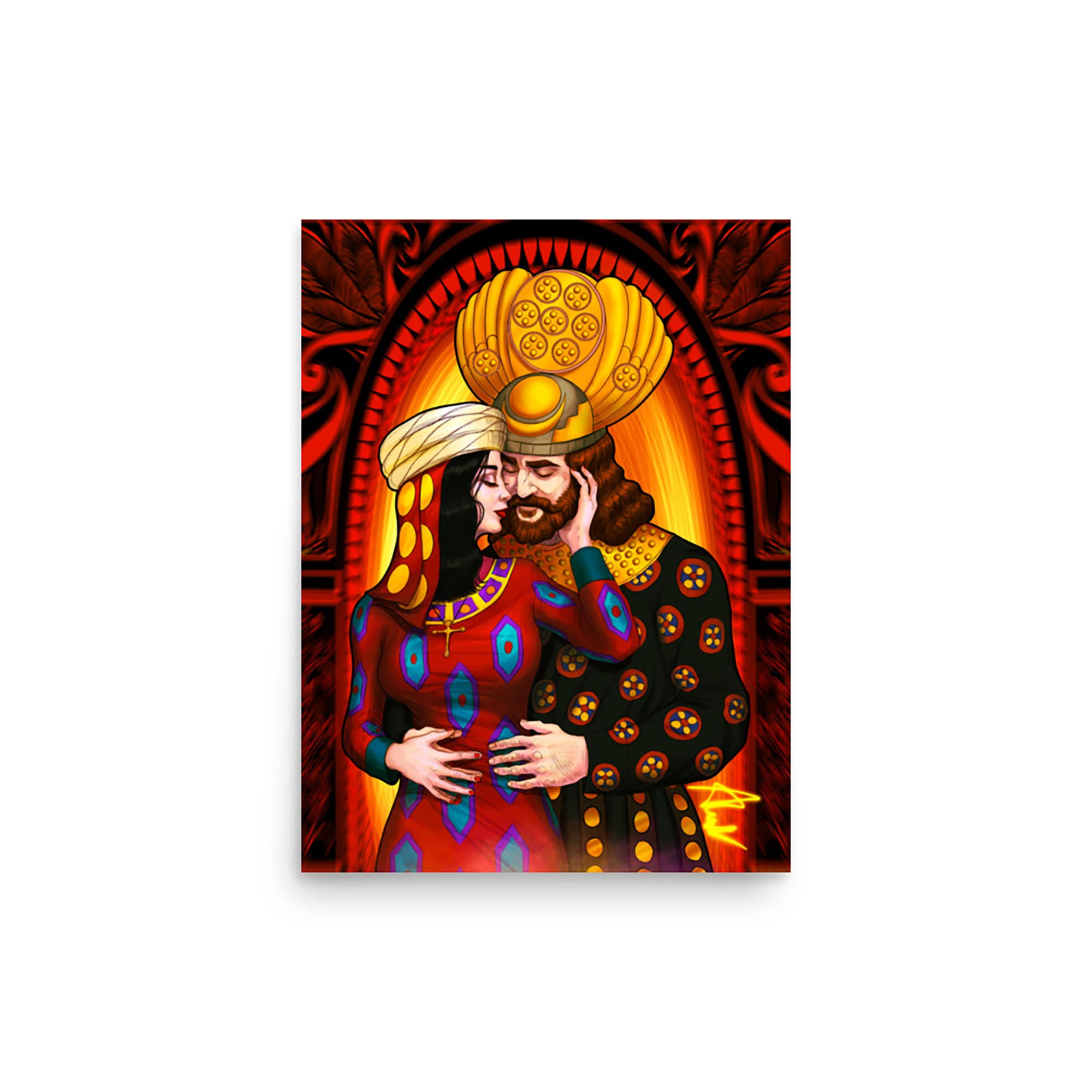 Khosrow X Shirin: A Persian Love Story red A3 Poster - Etsy