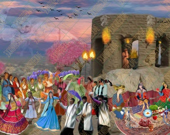 Persian New Year, Nowruz, Norooz, Noruz, Farsi, Persian, Greeting Card ...