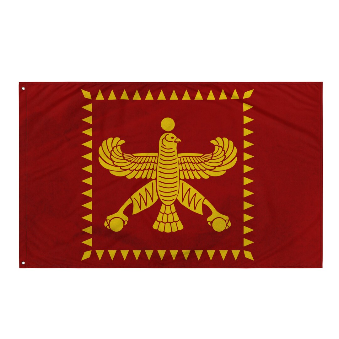 Standard of Cyrus the Great Achaemenid Shahbaz Flag of Iran (one Sided ...
