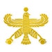 Achaemenid Falcon Shahbaz Sticker bubble Free - Etsy