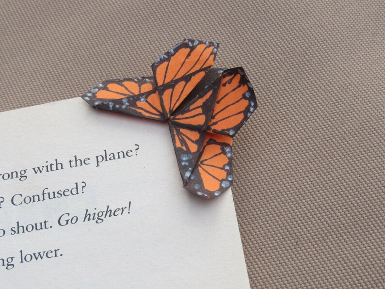 Origami Butterfly Bookmark - Etsy