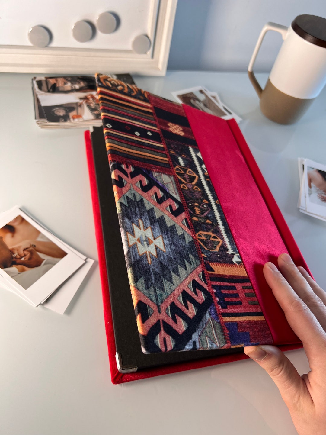 Handmade Photo Album | Large 8x10” for Multiple Photo Sizes 4x6, 5x7 ...