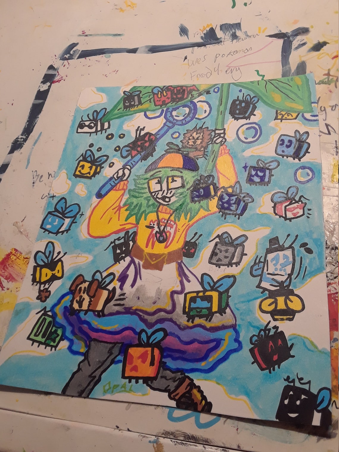 Bee Swarm Simulator Fan Art Roblox "chaos of Bees!" - Original Art ...