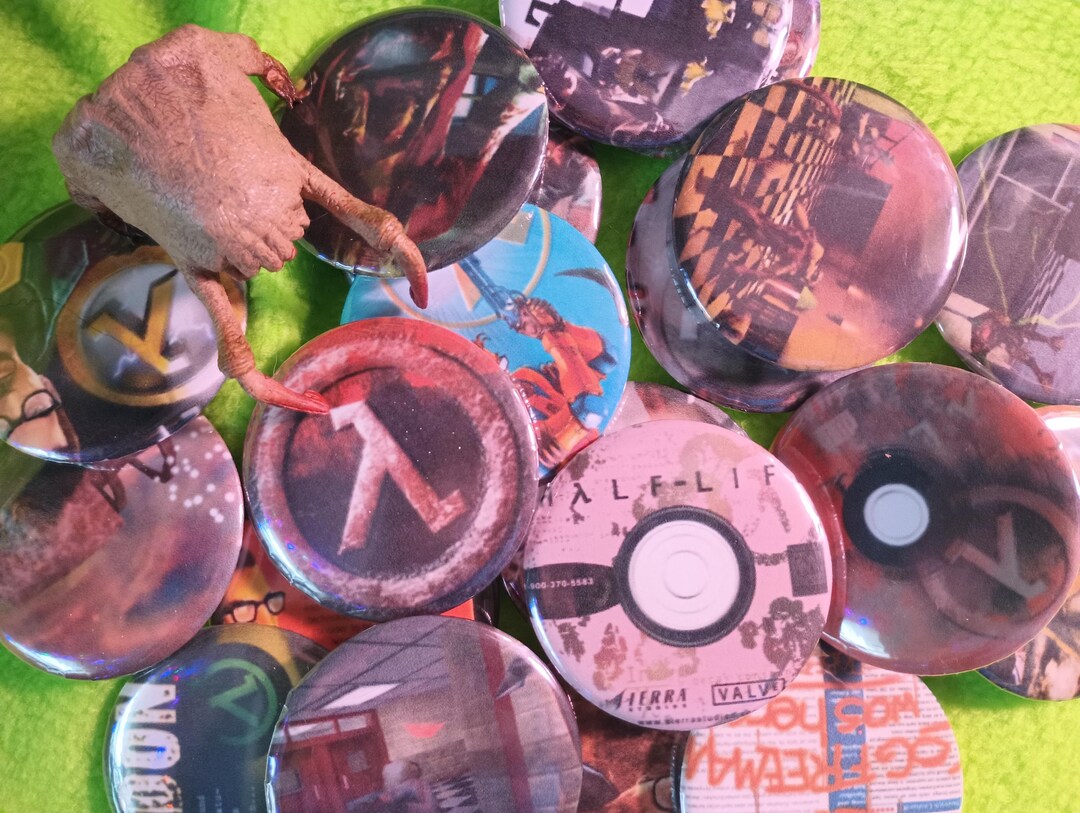 Random Half-life Button 2x2in - Etsy