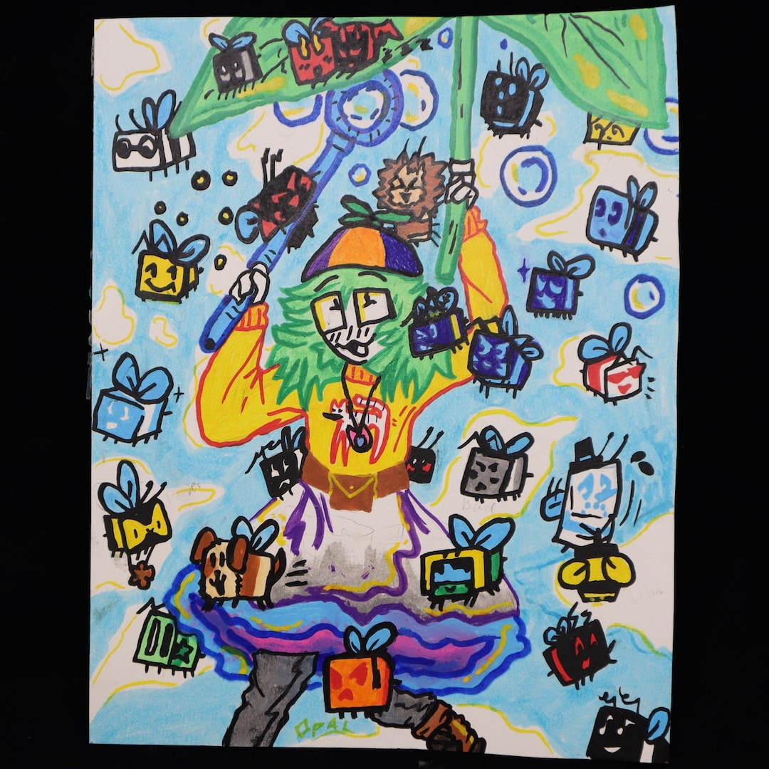 Bee Swarm Simulator Fan Art Roblox "chaos of Bees!" - Original Art ...