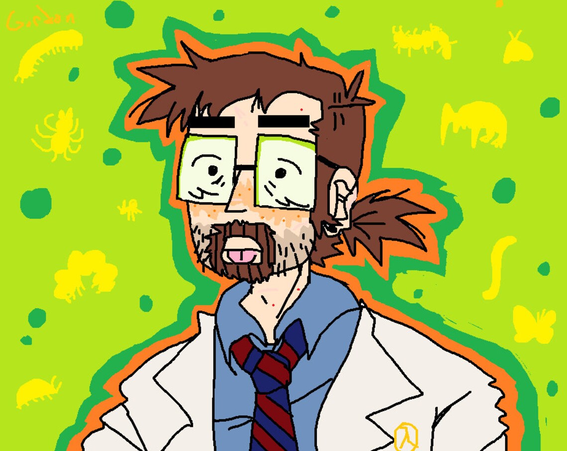 Gordon Freeman 3x2 Waterproof Sticker Half Life - Etsy