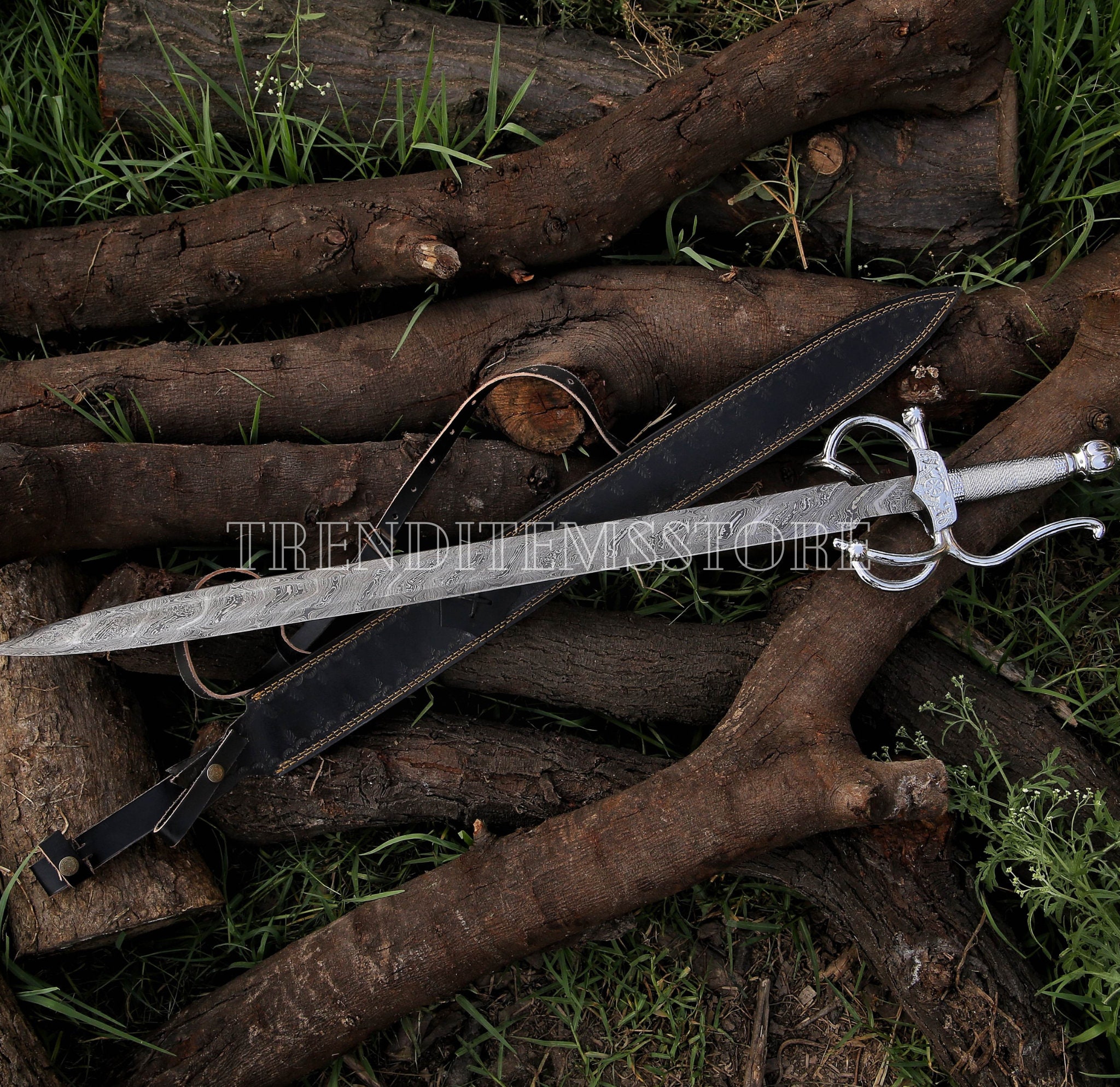 Monogram Sword, Custom Sword, Personalized Sword, Engraved Sword, Fully ...