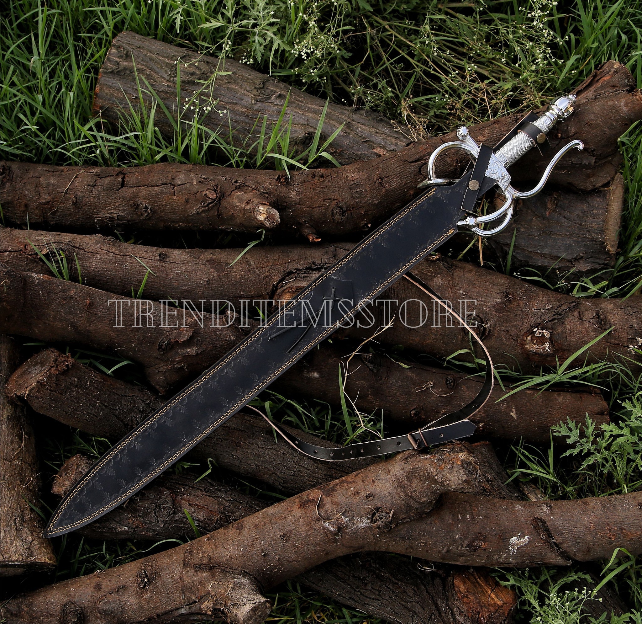 Monogram Sword, Custom Sword, Personalized Sword, Engraved Sword, Fully ...