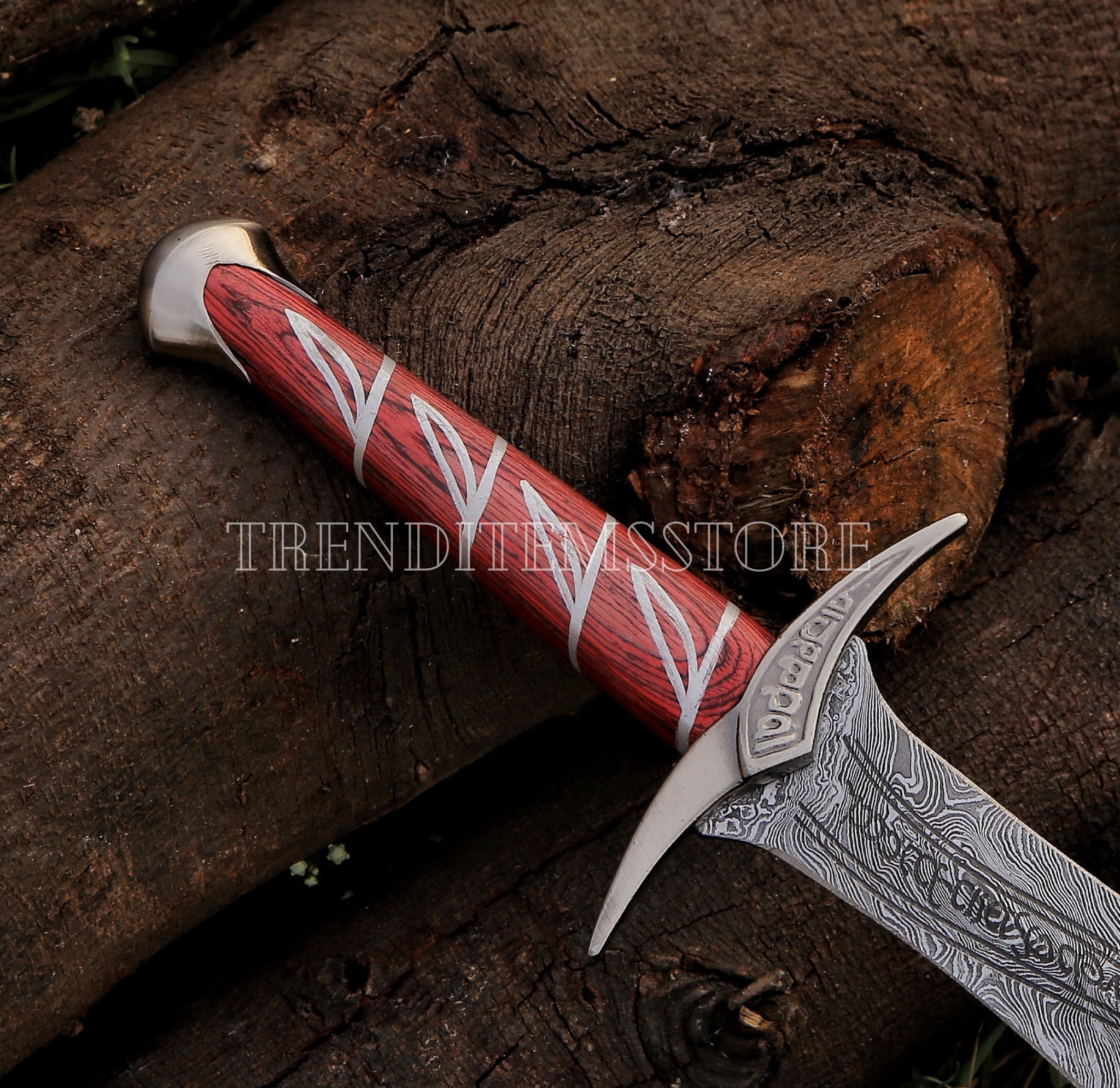 VIKING SWORDS With Scabbard, Battle Ready Swords, Full Tang MEDIEVAL ...