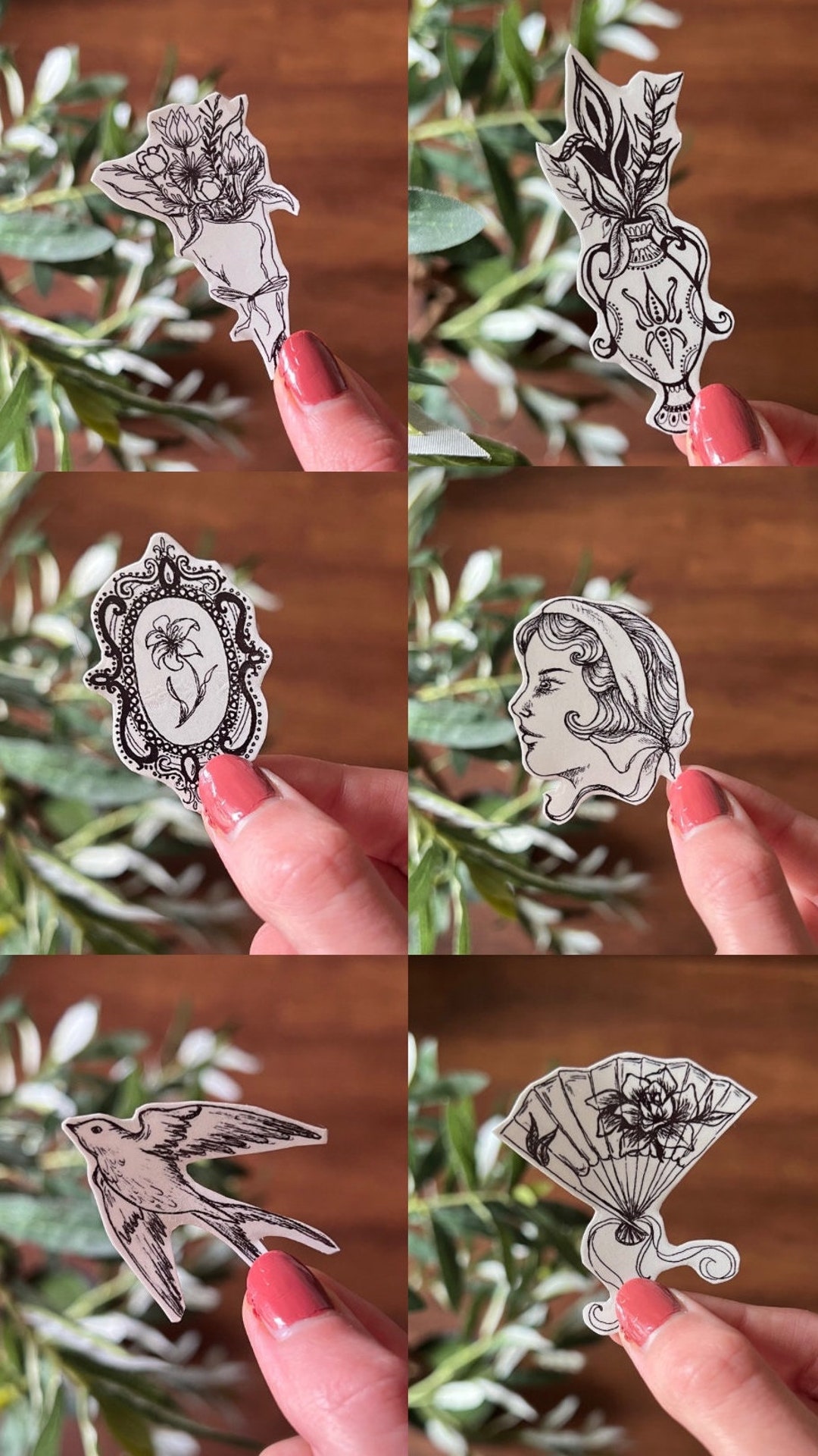 Temporary Tattoo Packet Skin Decoration Art Girly Gift - Etsy