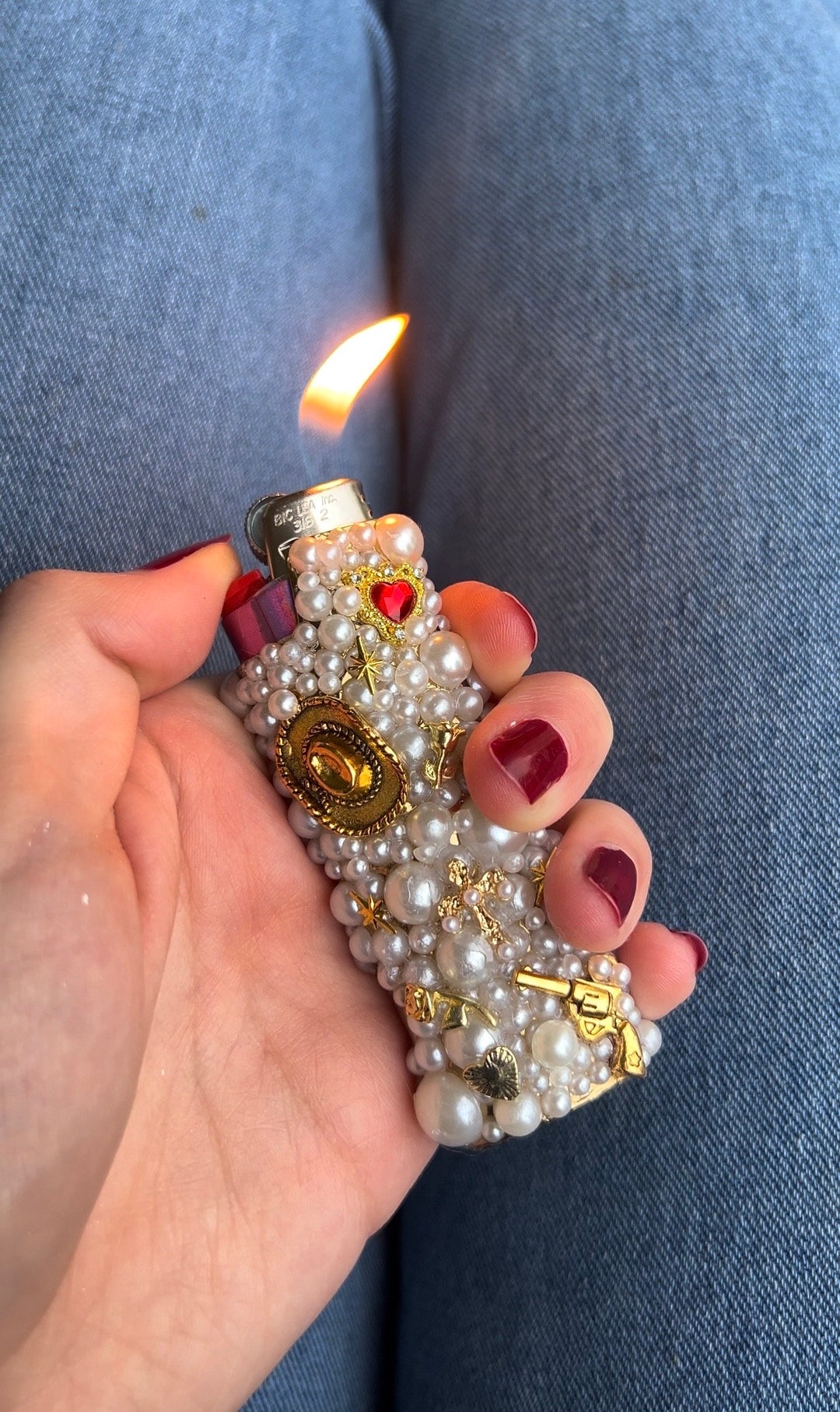 Bedazzled Lighter Cover | Lighter Sleeve | Unique Gift | Personalized ...