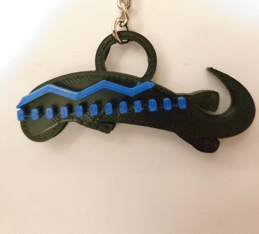 Otter Keychain - Etsy