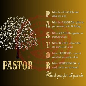 Pastor Black Gold Tumbler Print PNG - Etsy