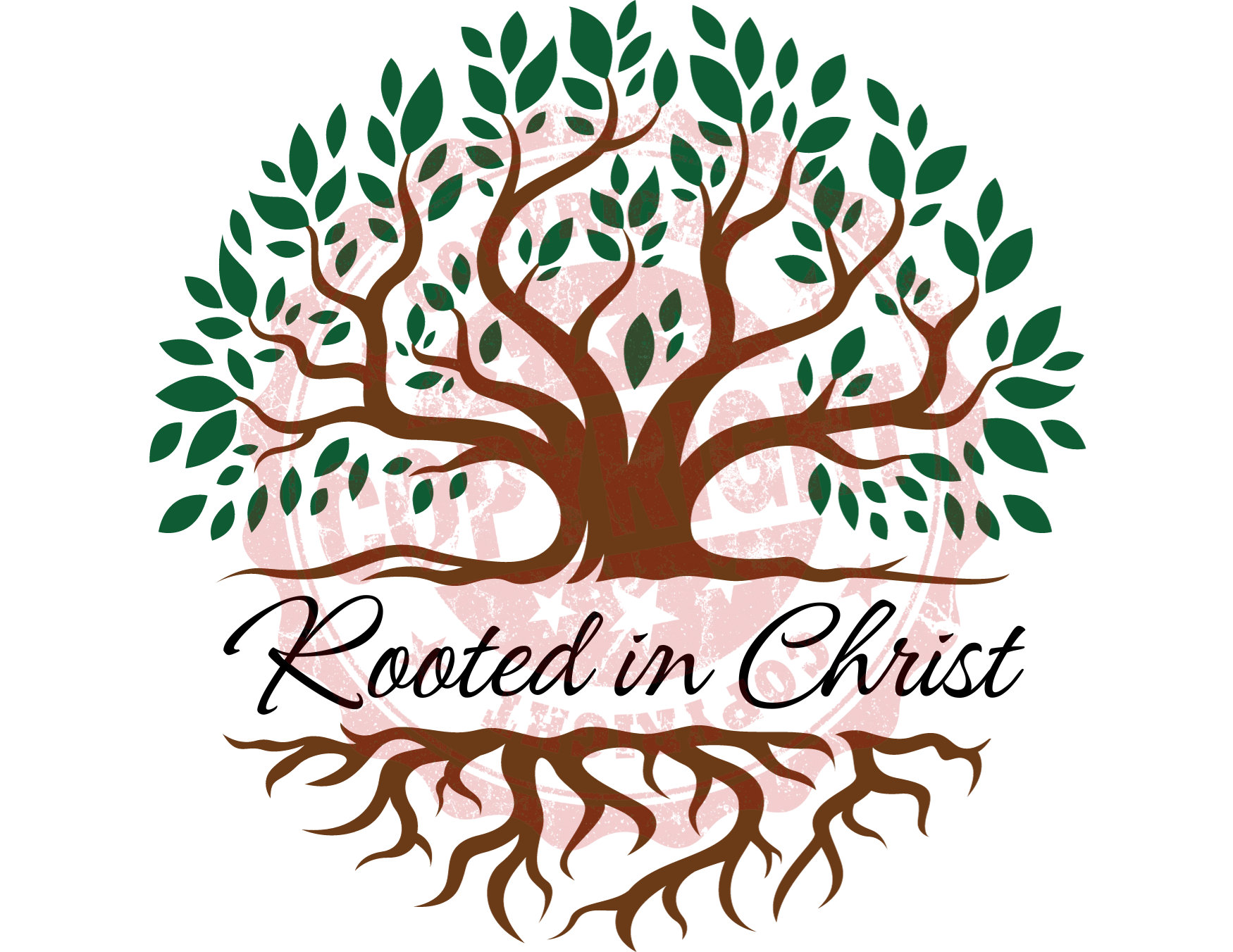 Rooted in Christ PNG - Etsy