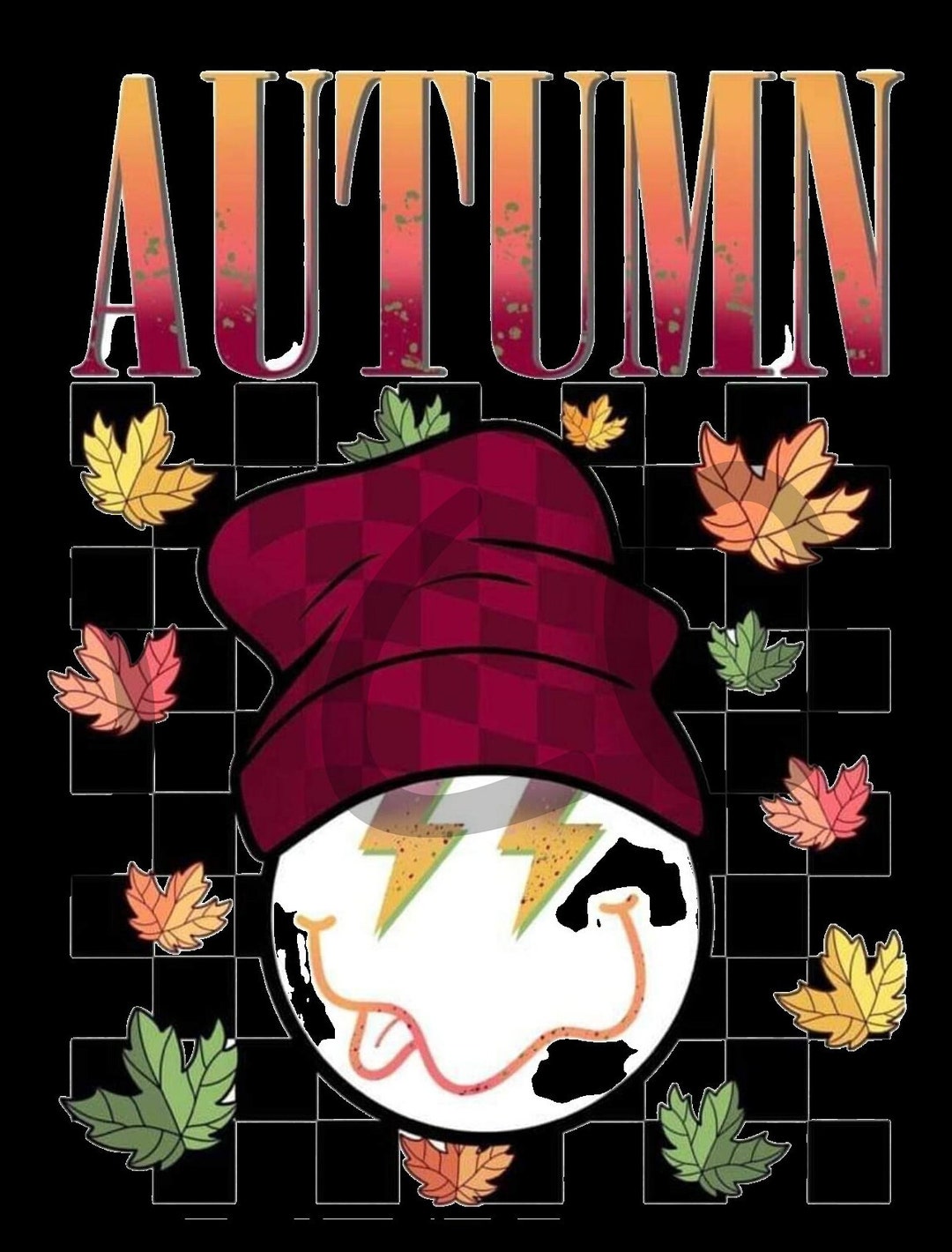 Autumn Fall Smiley Face No Background PNG - Etsy