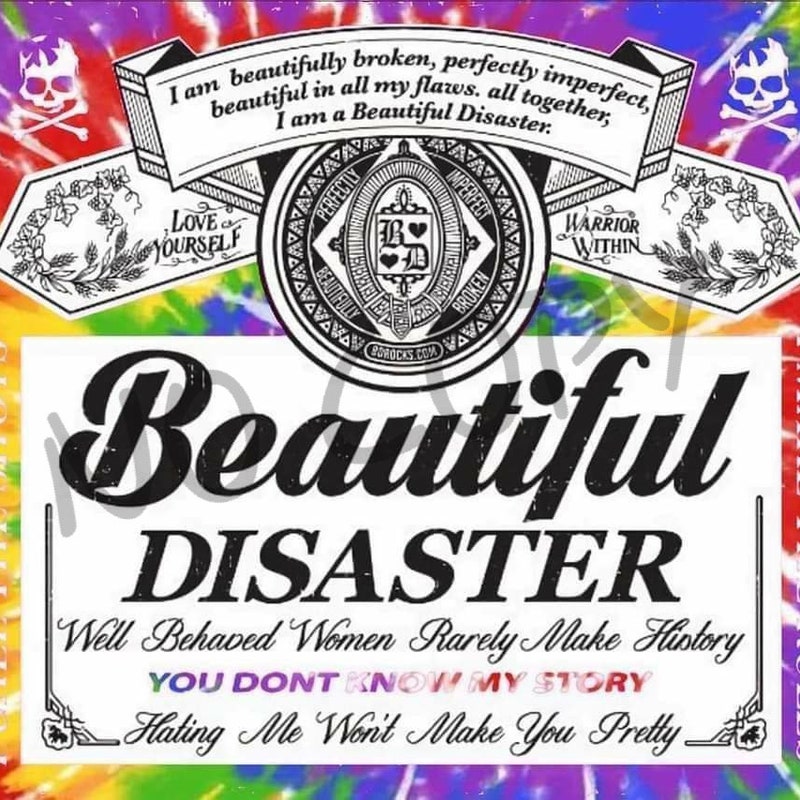 Beautiful Disaster Png - Etsy