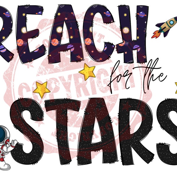 Reach for the Stars Png - Etsy