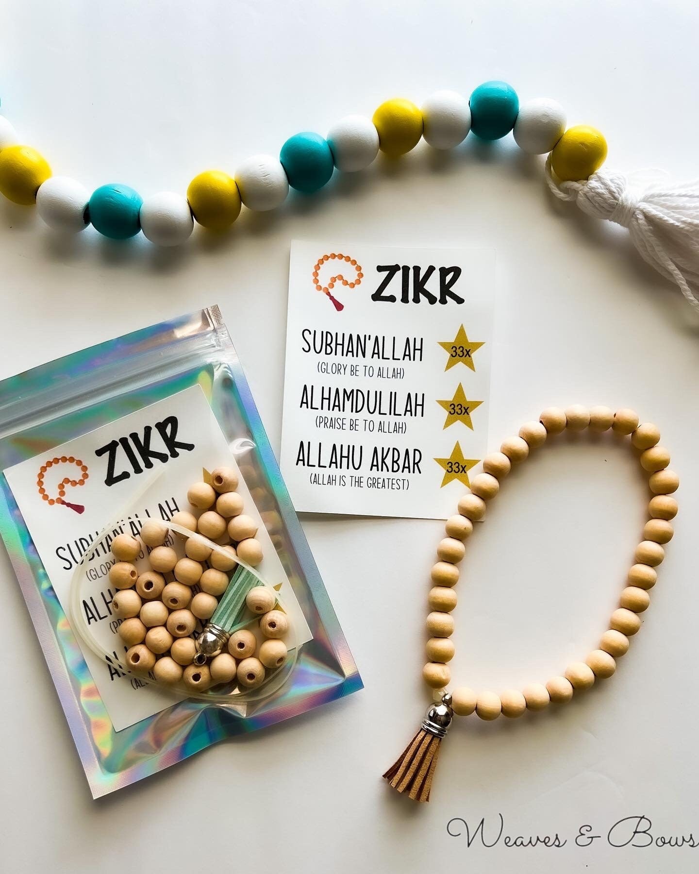 DIY Tasbih Kit Ramadan Crafts for Kids - Etsy