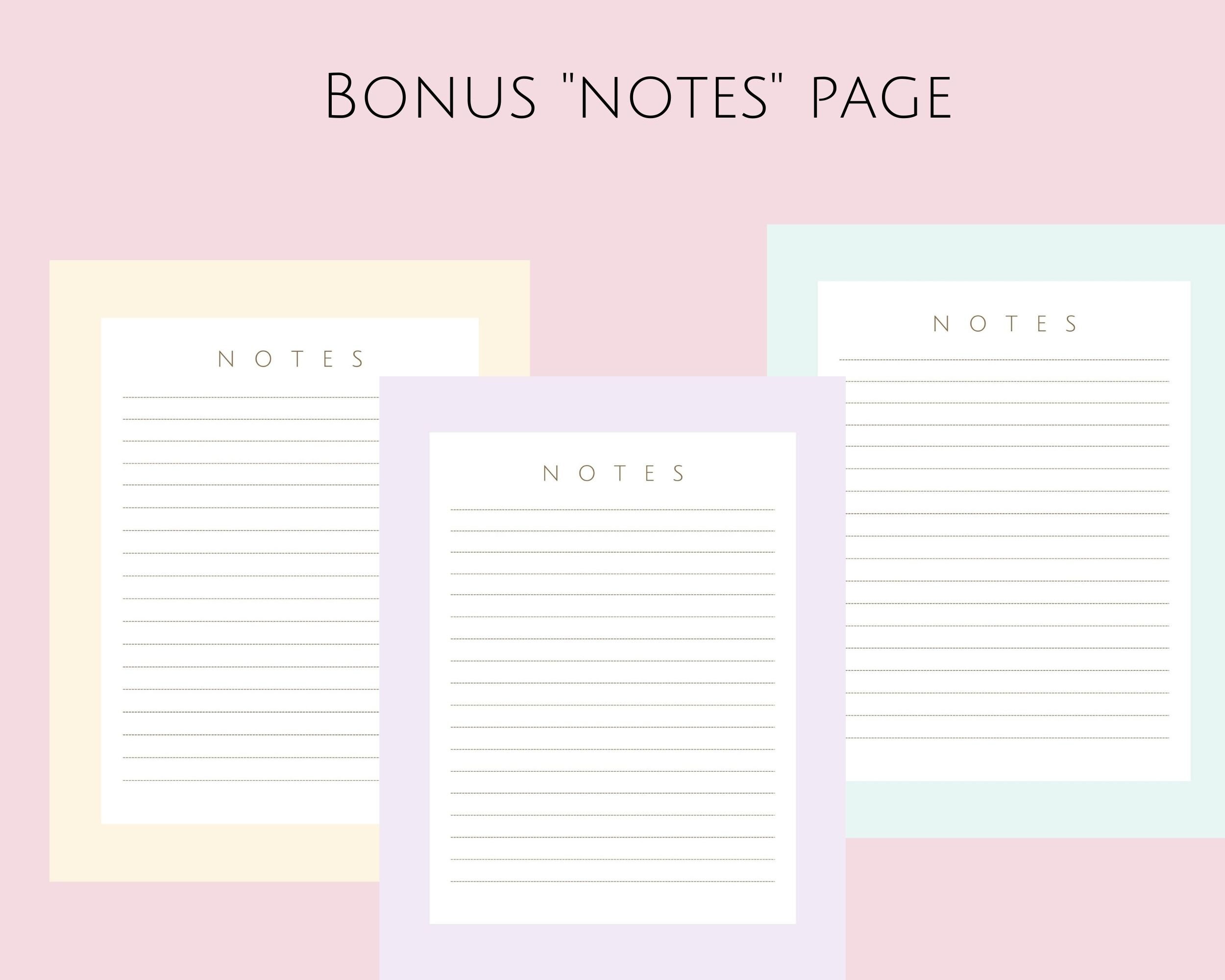 Daily Study Plan Printable, Study Planner, Academic Planner, Instant ...