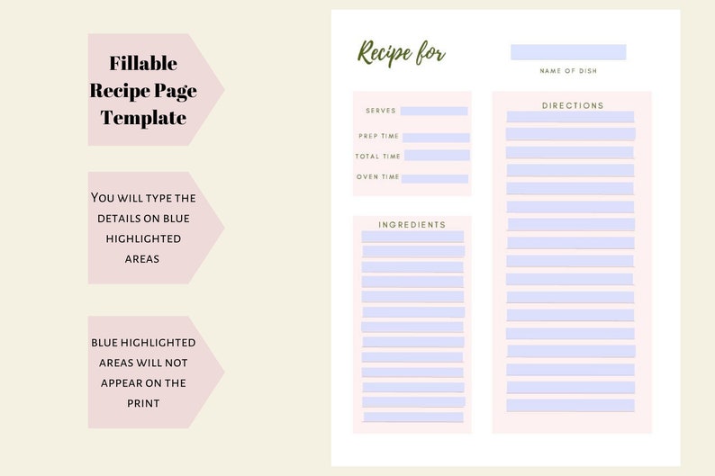 Printable Weekly Meal Planner, Fillable Pdf, Simple Meal Planner ...