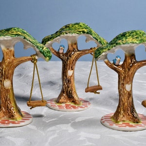 Spring Lover's Tree With Swing - Etsy