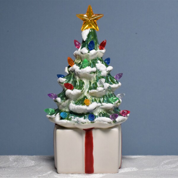 Miniature Ceramic Tree With Lights - Etsy