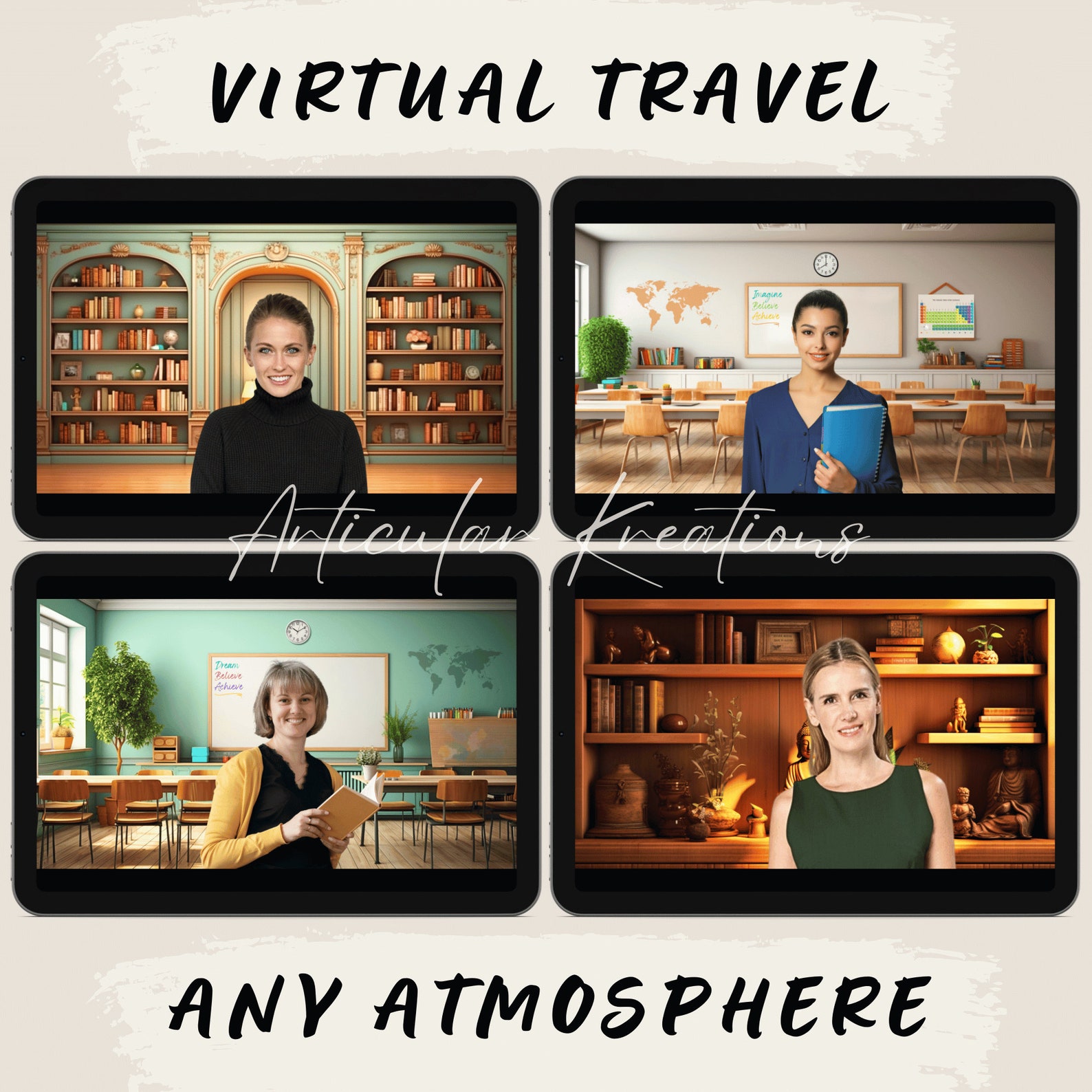 Classroom Background Zoom Background Virtual Background Microsoft Team ...