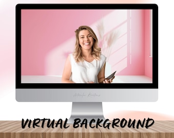 Pink Office Background Zoom Background Microsoft Teams Background ...