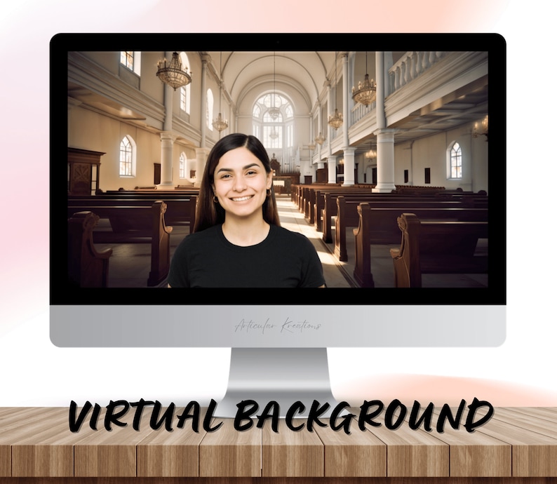Church Backdrop | Zoom Background | Microsoft Team Background | Virtual ...