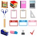 67 School Clipart Set | Downloadable Clipart Bundle | School Supply PNG ...