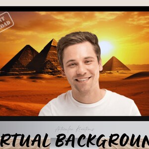 Pyramid Background Zoom Background Virtual Background - Etsy