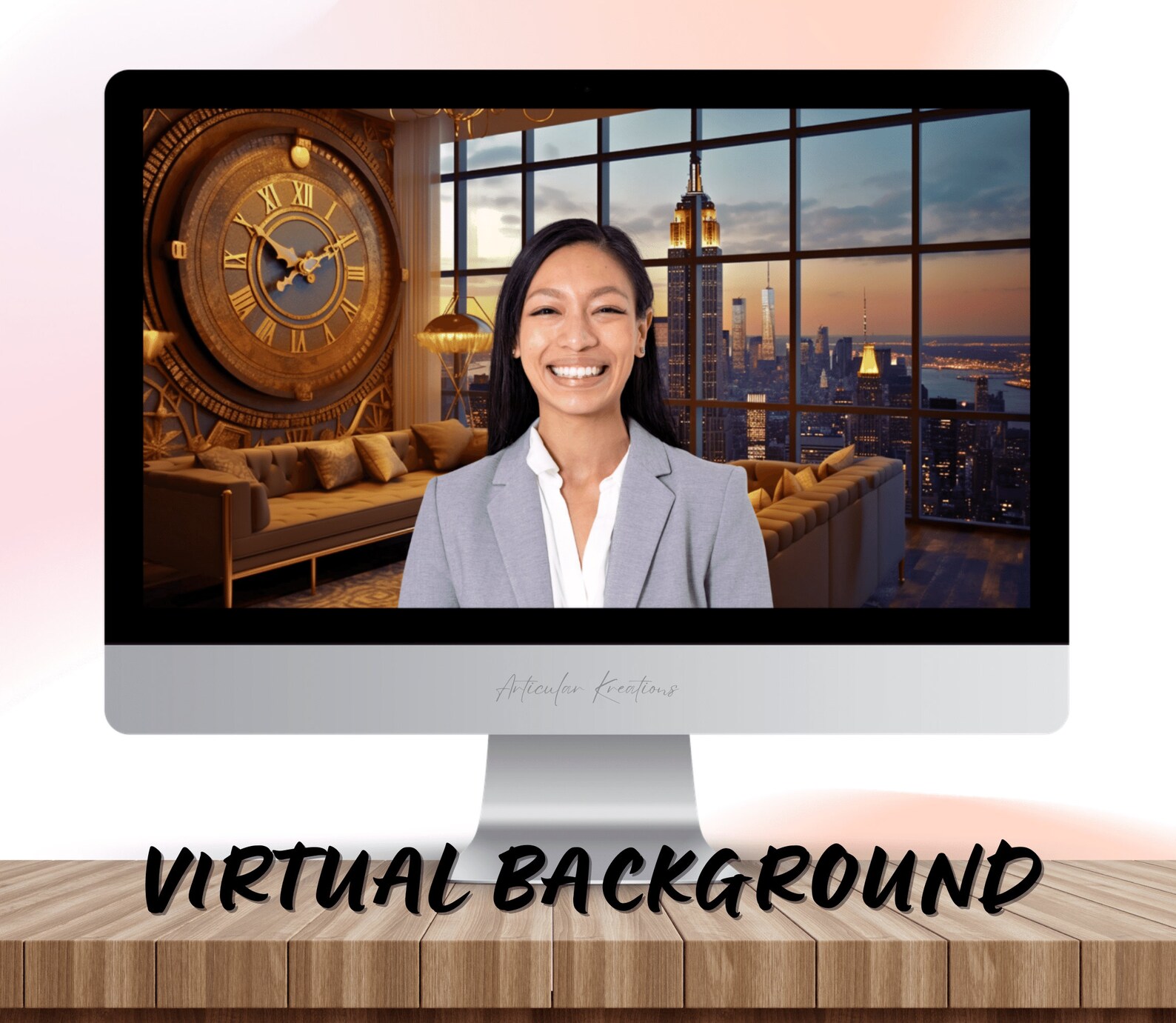 New York Background Zoom Background Microsoft Teams Background Virtual ...