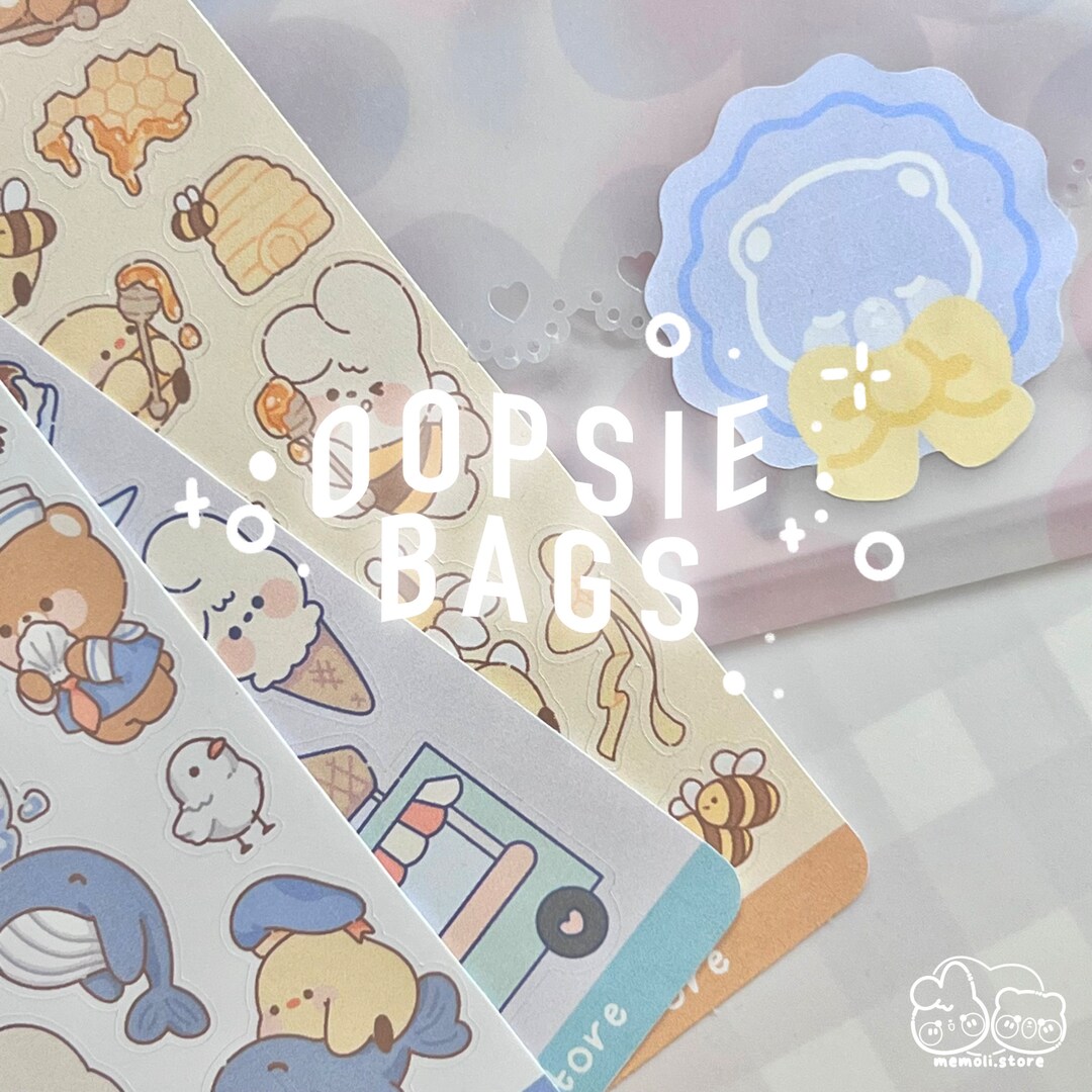 Oopsie Bag | Contains 5 Sticker Sheets + 2 Sticker Flakes - Etsy