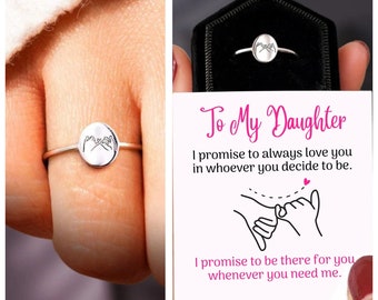 Daughter Pinky Promise Ring - Etsy