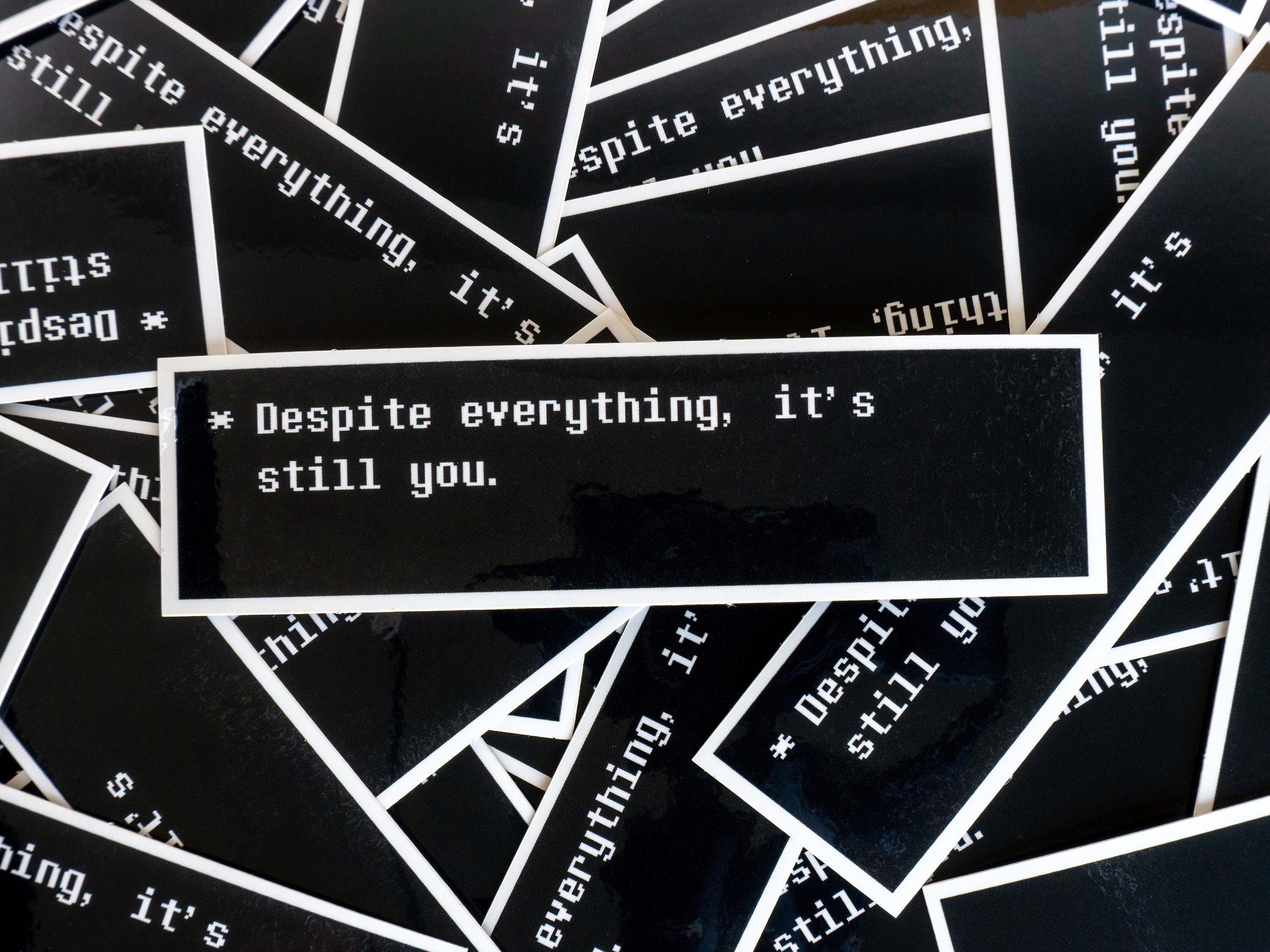 Despite Everything It's Still You Sticker Undertale - Etsy