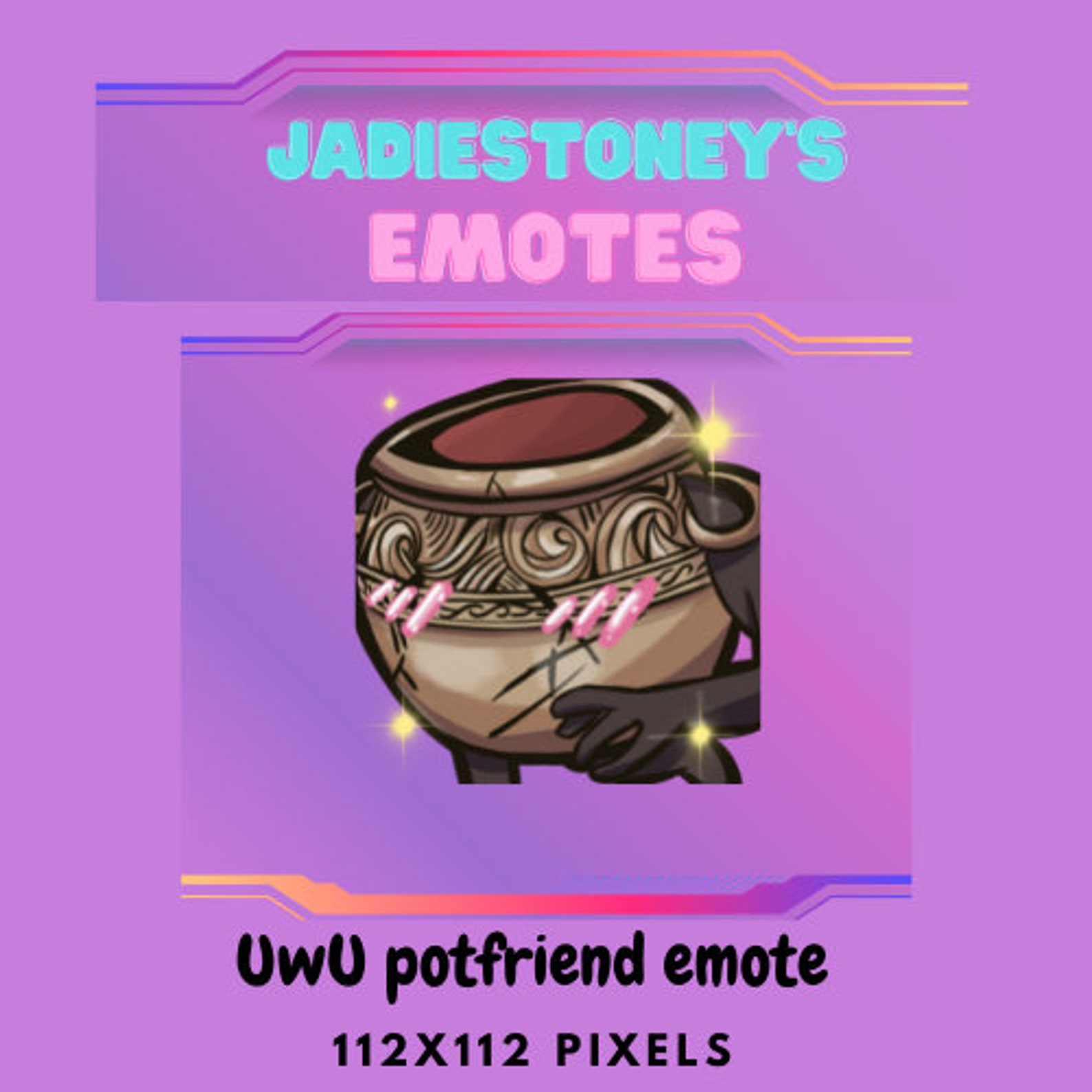 Uwu Potfriend From Elden Ring *twitch,& Youtube, Cute,s Streamers* - Etsy