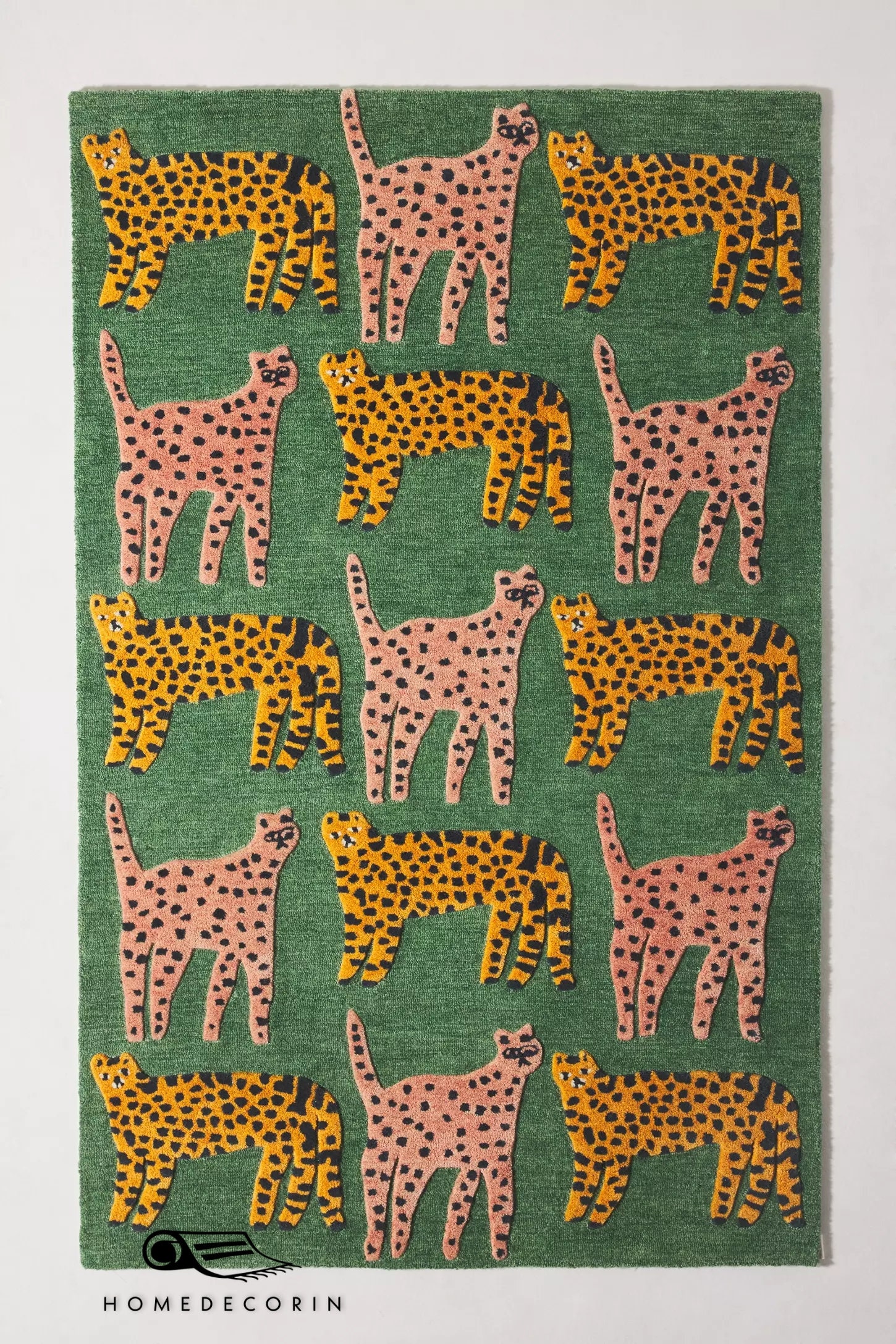 Animal Modern Area Rug 100% Woolen Carpet for Hall Kitchen - Etsy