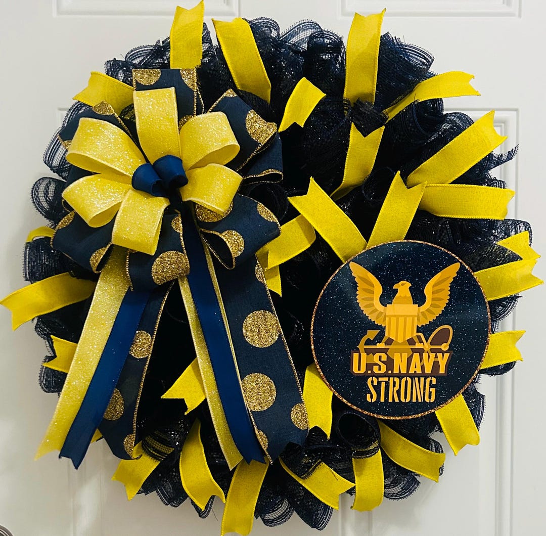 US Navy Wreath - Etsy