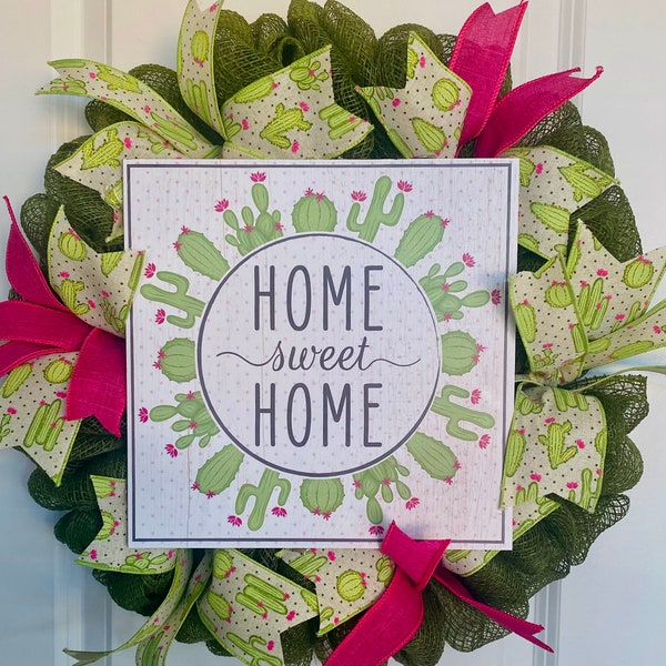 Cactus Wreath - Etsy