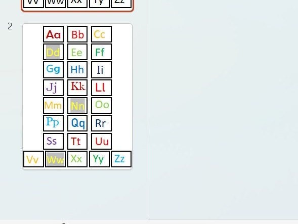 Printable Personal ABC Chart. Point and Sing Worksheet. Great for the ...