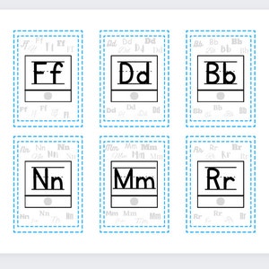 Printable Playing Card Game With Letters and Phonograms for Preschool ...