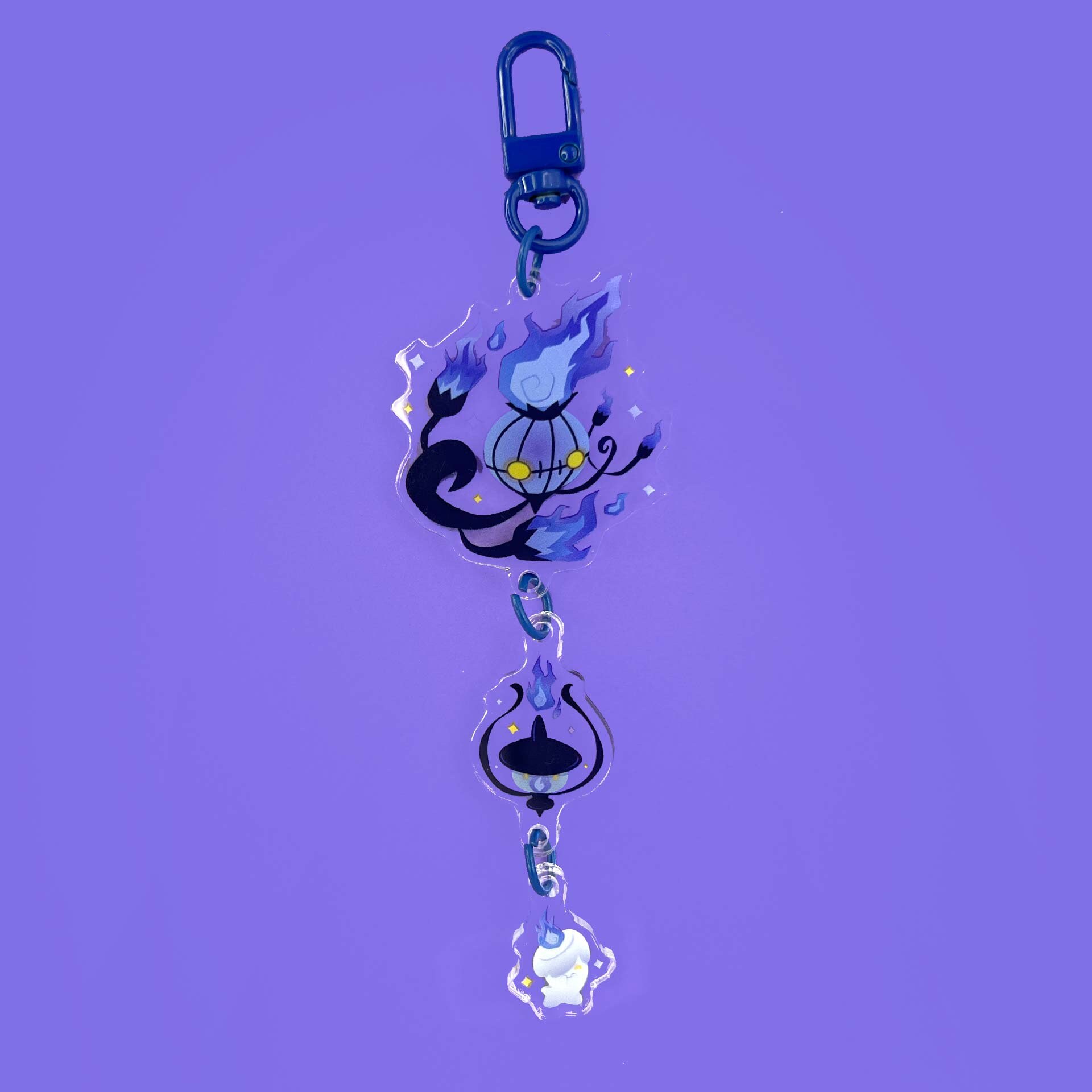 Ghost Pokemon Bundle 5x7 Postcard Print, Keychain, Vinyl Sticker ...