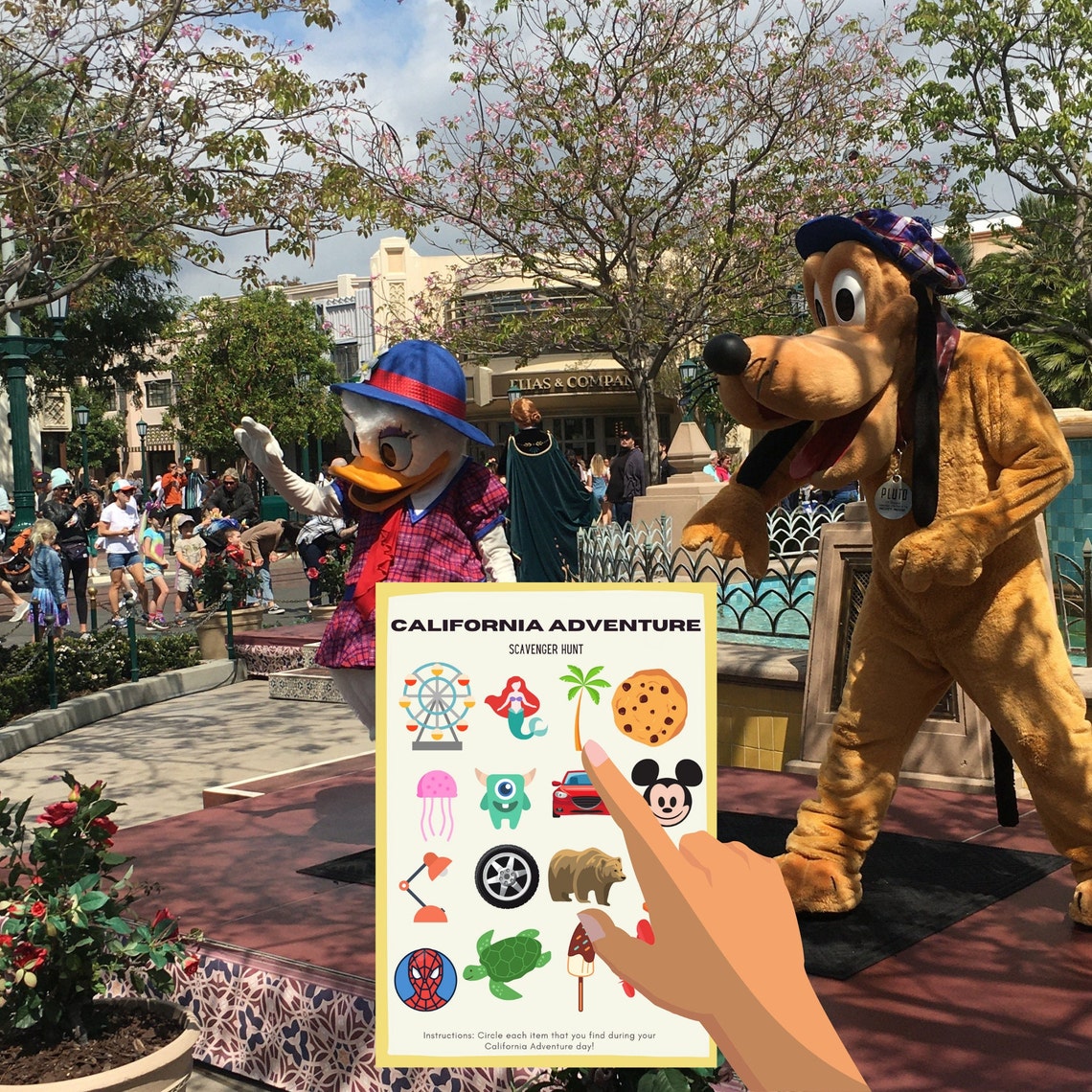 Printable California Adventure Scavenger Hunt, Disneyland, PDF - Etsy
