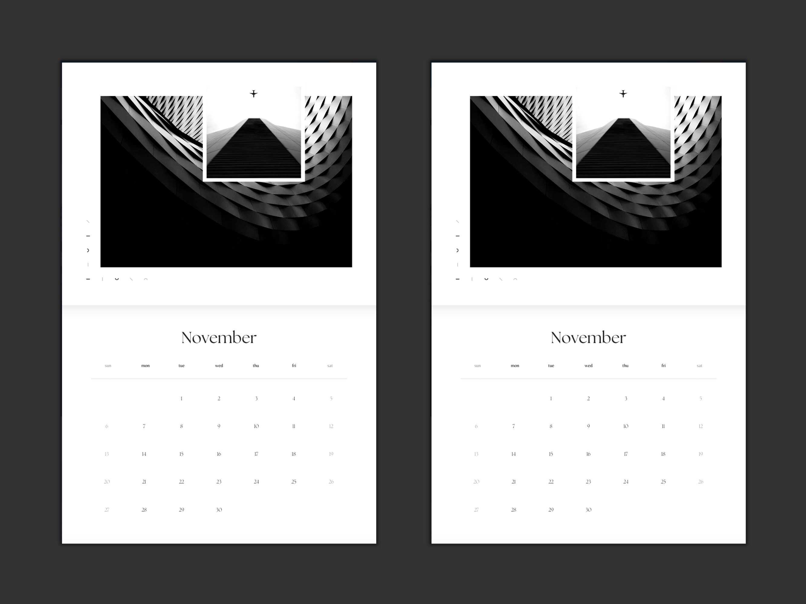 PRINTABLE** MODERN** DIGITAL** 2022 Calendar With Photos Pdf Jpg Png ...
