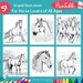 Coloring Pages PRINTABLE Pdf | Magical World of Horses | for Adults ...