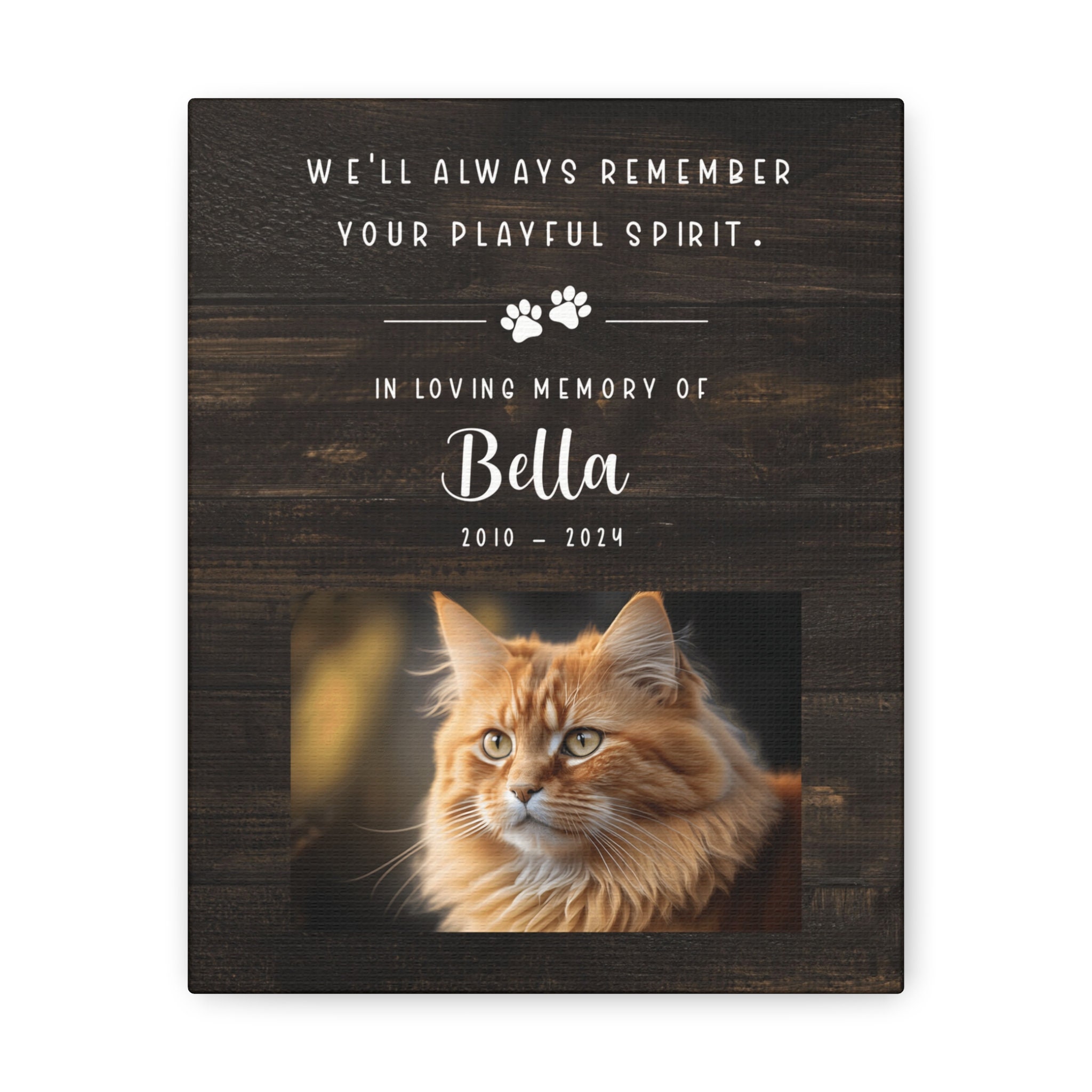 Personalized Pet Loss Gift, Pet Memorial Keepsake, Pet Bereavement Gift ...