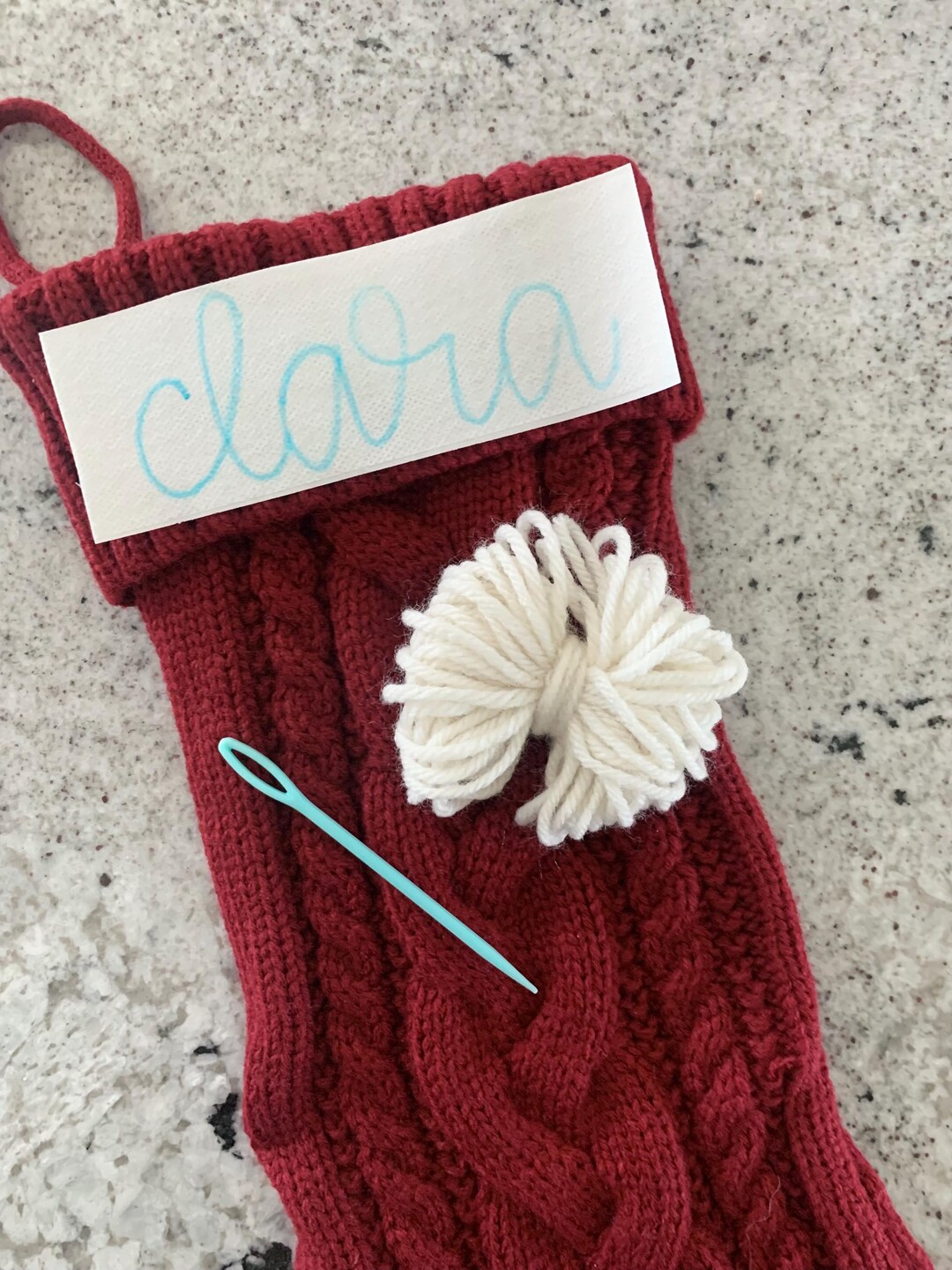 DIY Stocking Kit || Hand Embroidery || Custom - Etsy
